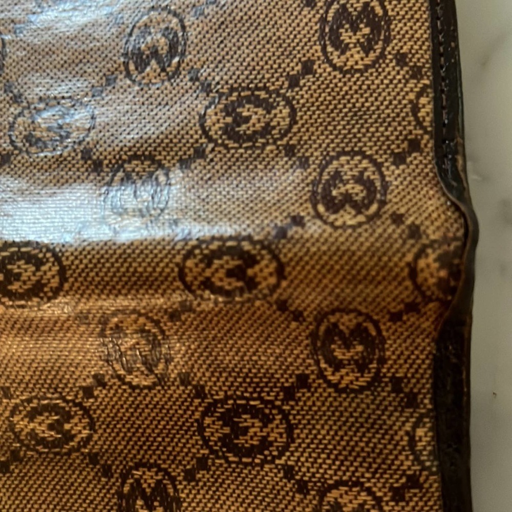 Vintage Morabito Paris Coated Canvas Monogram Wallet - Gem